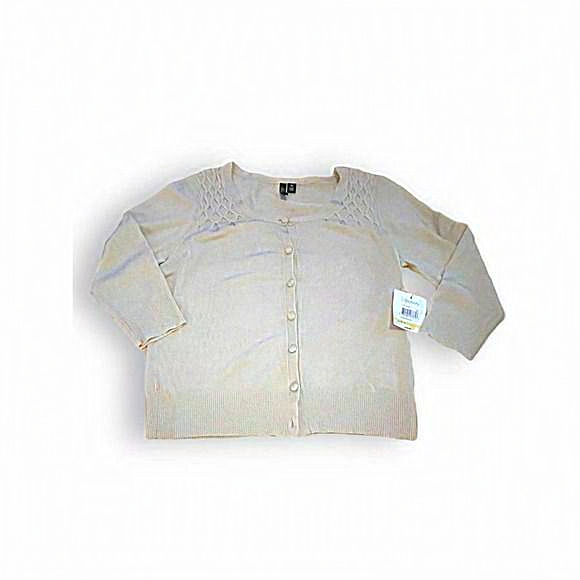 Relativity | Sweaters | Womens Tan Relativity Button Up Cardigan Size ...